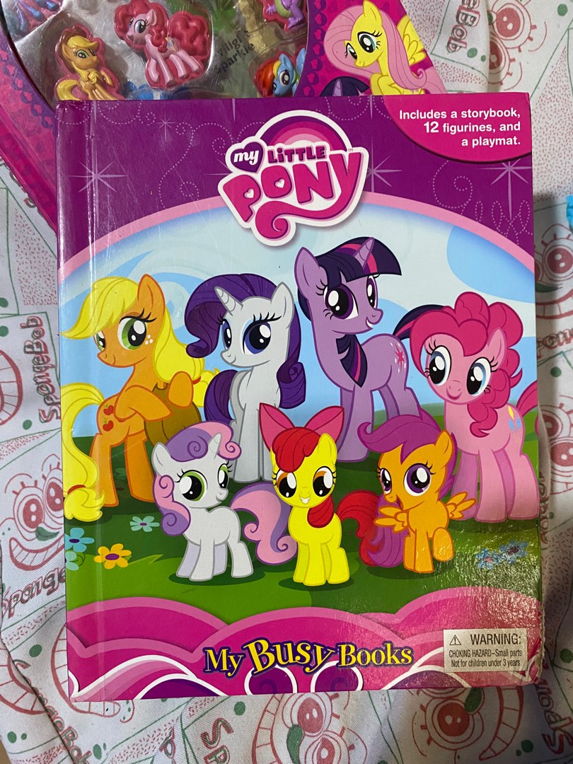 My Little Pony Story Book with Figurines, Hobbies & Toys, Toys & Games ...