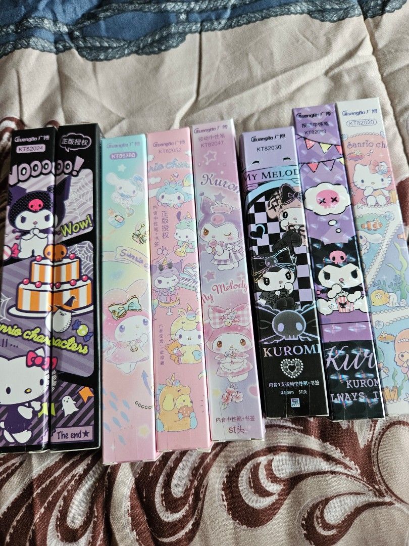 My Melody Kuromi Cinnamoroll Pochacco Hello Kitty Little Twin Stars Sanrio Stationary Grab Bag ...