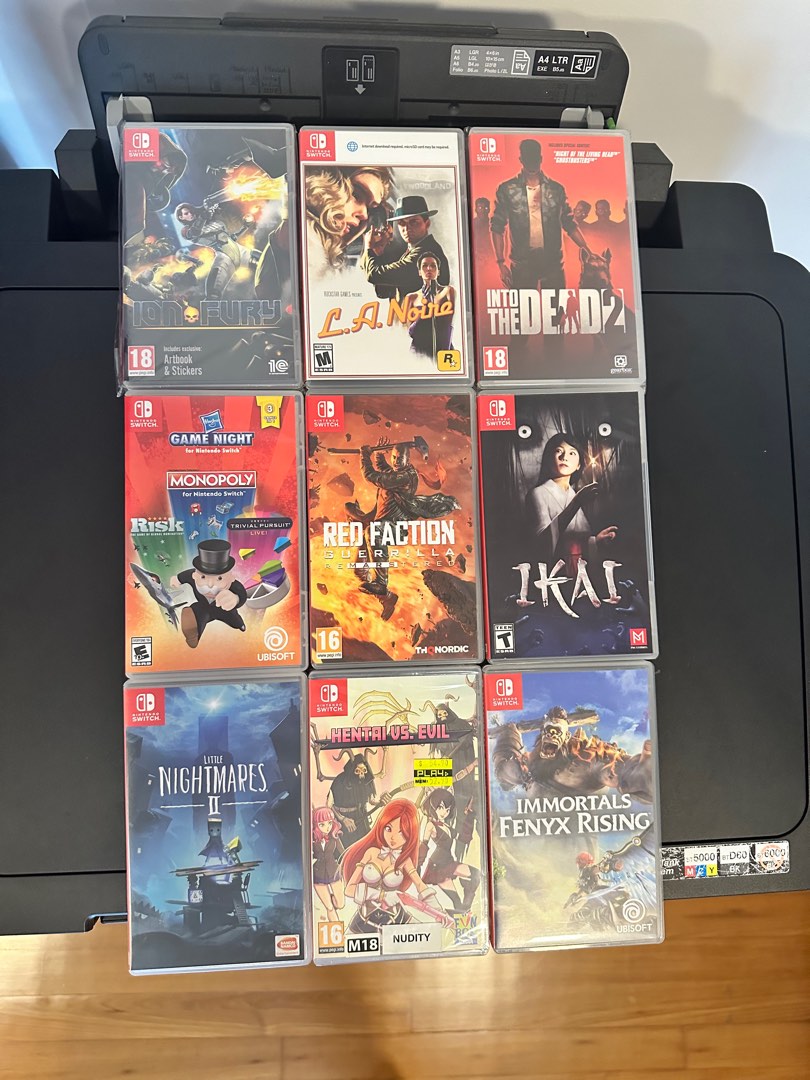 Nintendo Switch game Ion Fury / L.A. Noire / Into the dead 2 / Game ...