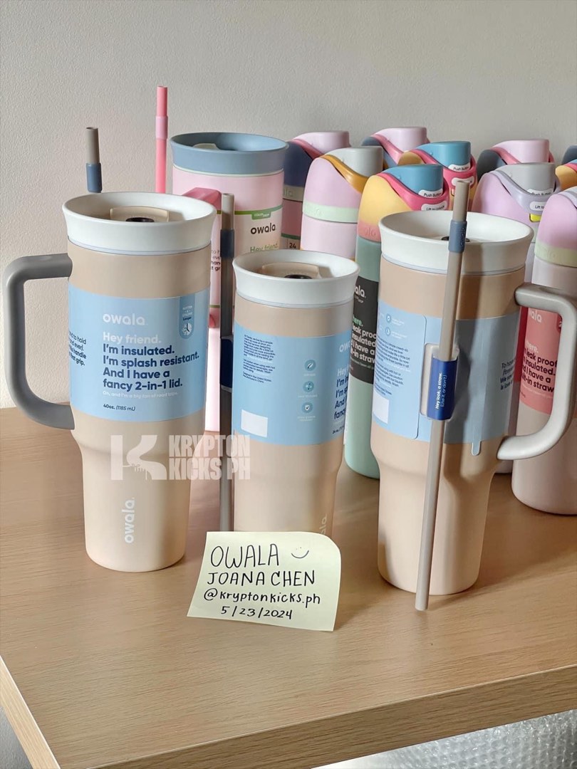 [ONHAND] Owala Tumbler 24 & 40 oz in Dune Drifter, Furniture & Home ...