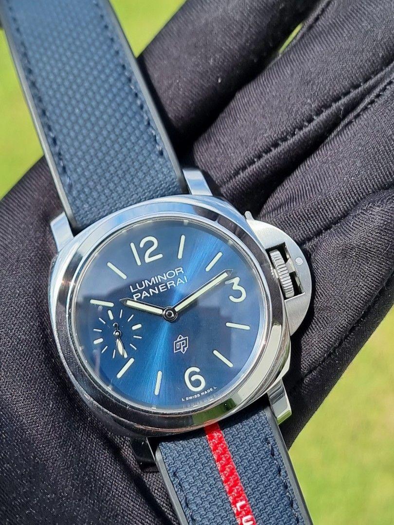PANERAI LUMINOR BLU MARE LOGO BASE PAM01085 PAM1085 PAM 1085 01085 BLUE ...