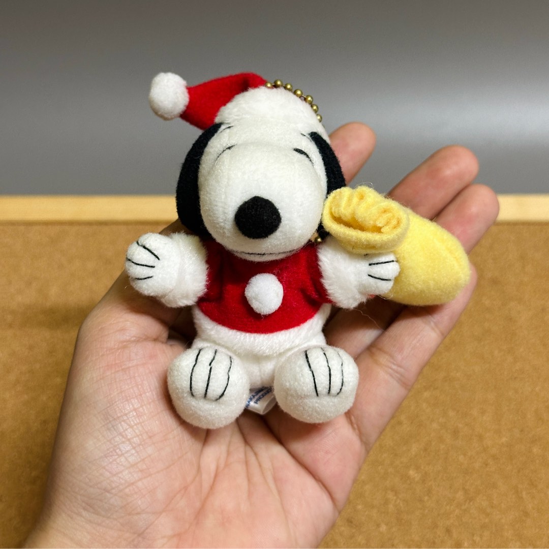 Peanuts Nakajima Santa Snoopy Christmas Mini Plush Charm 7.5cm - Php 250, Hobbies & Toys ...