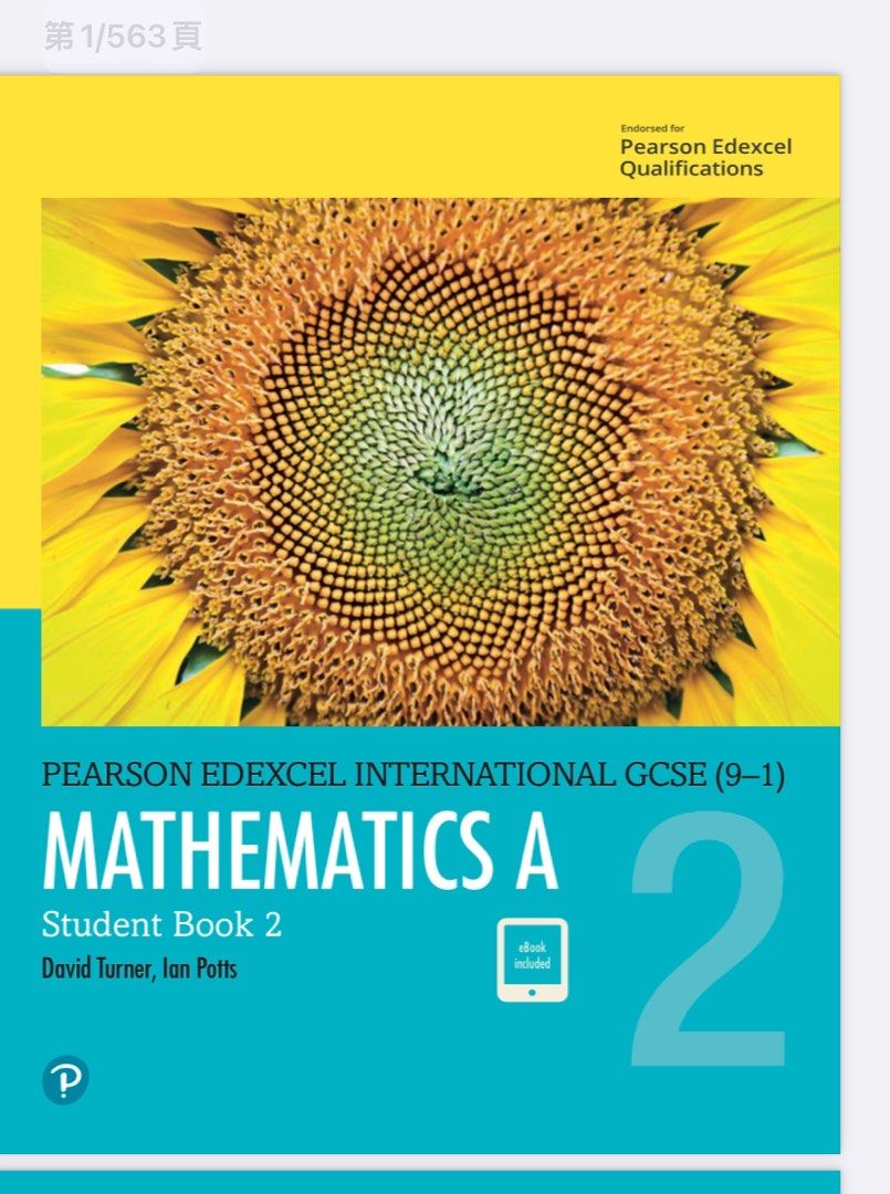 Pearson Edexcel International GCSE (9-1) MATHEMATICS A Student (Book1 ...