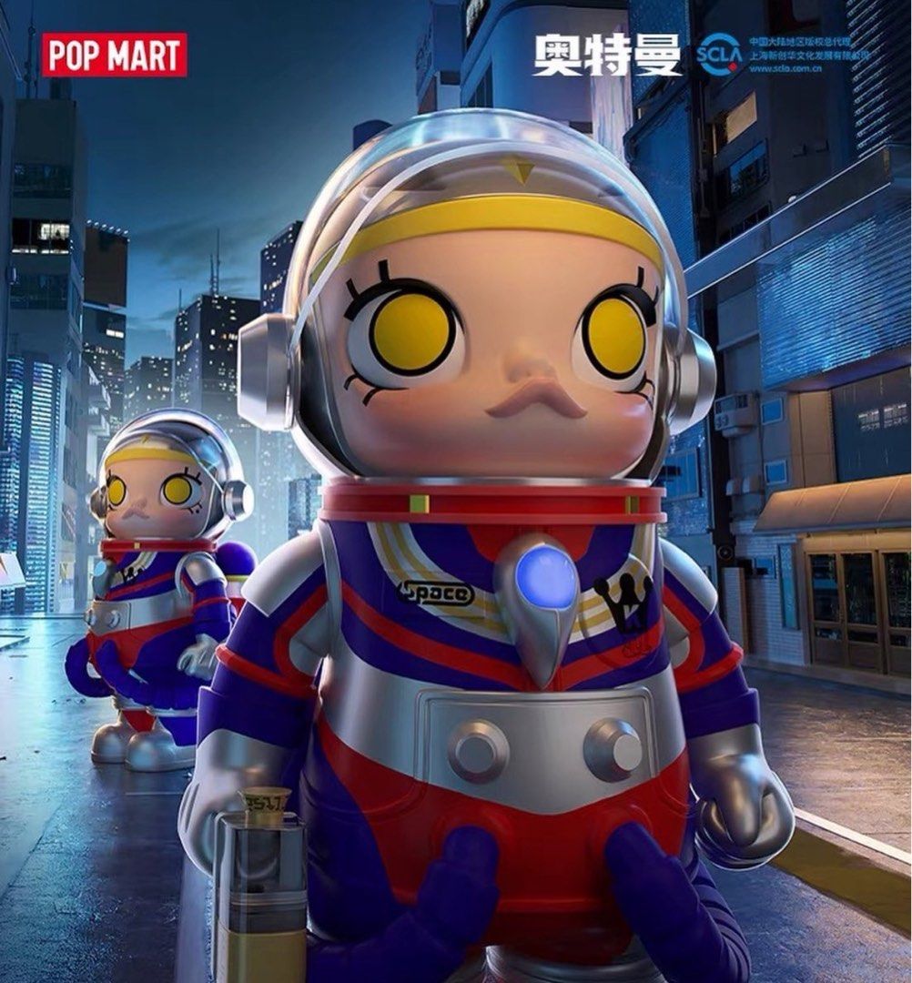 PO: Popmart Mega Space Molly Ultraman Tiga 400% / 1000%, Hobbies & Toys ...