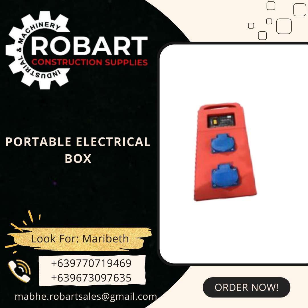 Portable electrical box Code: STDX-01 Type: 32A/220V 12*300MM PLASTIC ...