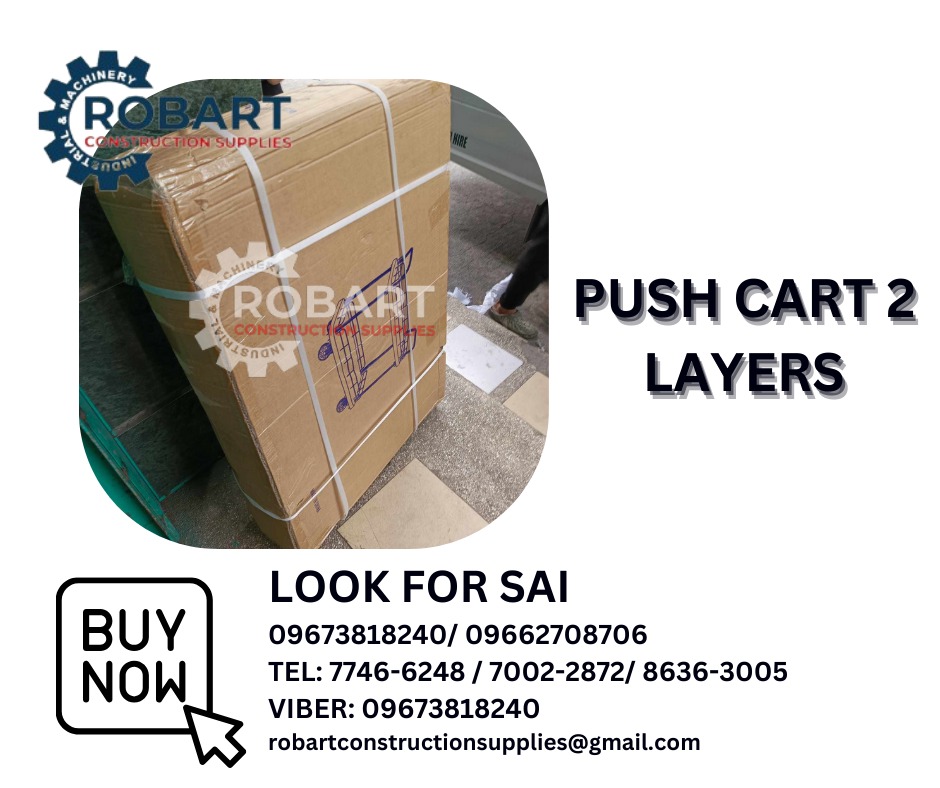 Push Cart 2 Layers, Commercial & Industrial, Construction Tools ...