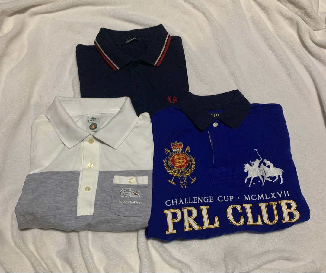 Ralph Lauren PRL CLUB, Lacoste x Roland Garros, Fred Perry Polo Shirts, Men's Fashion, Tops ...