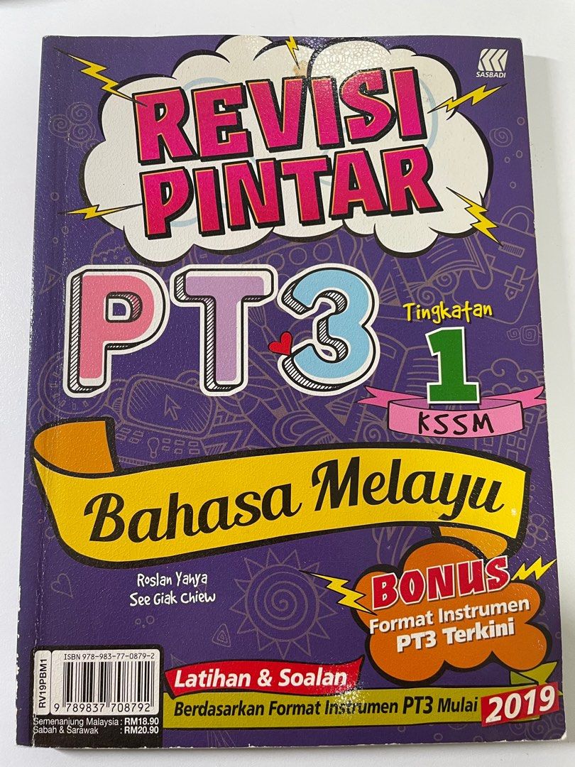 REVISI PANTAS SASBADI BAHASA MELAYU BM TINGKATAN 1 FORM 1, Hobbies ...