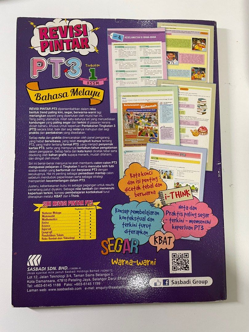 REVISI PANTAS SASBADI BAHASA MELAYU BM TINGKATAN 1 FORM 1, Hobbies ...