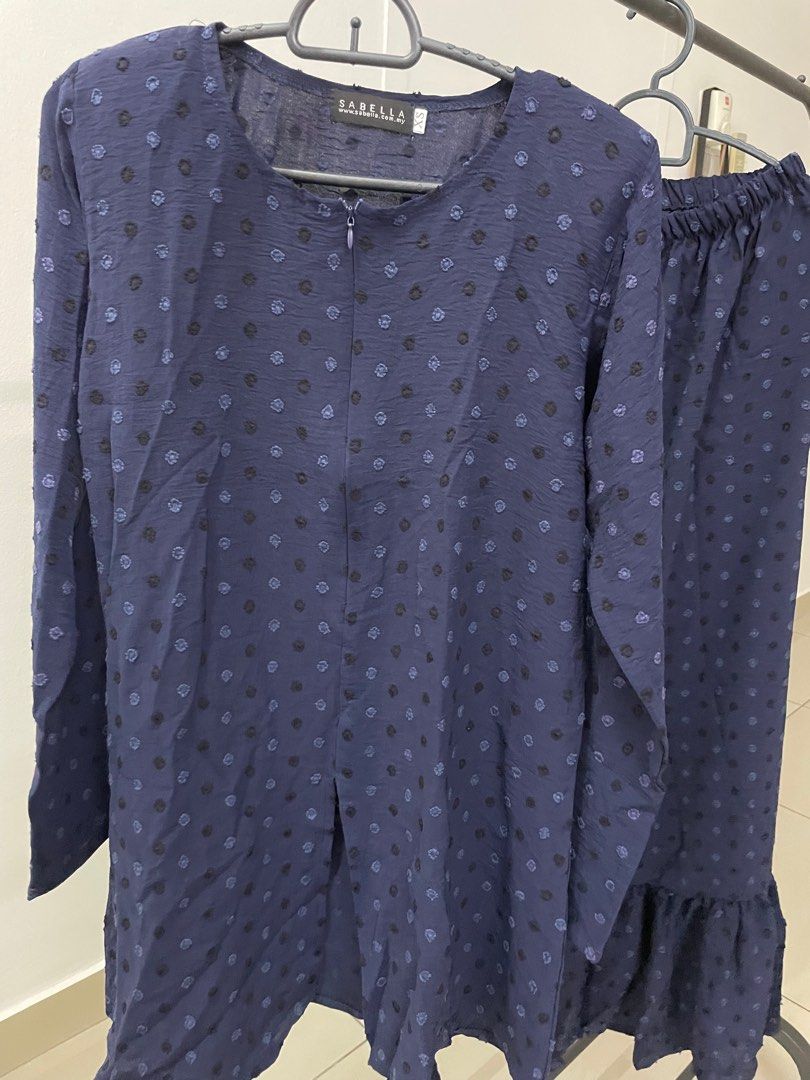 Sabella Natrah Kurung, Women's Fashion, Muslimah Fashion, Baju Kurung ...