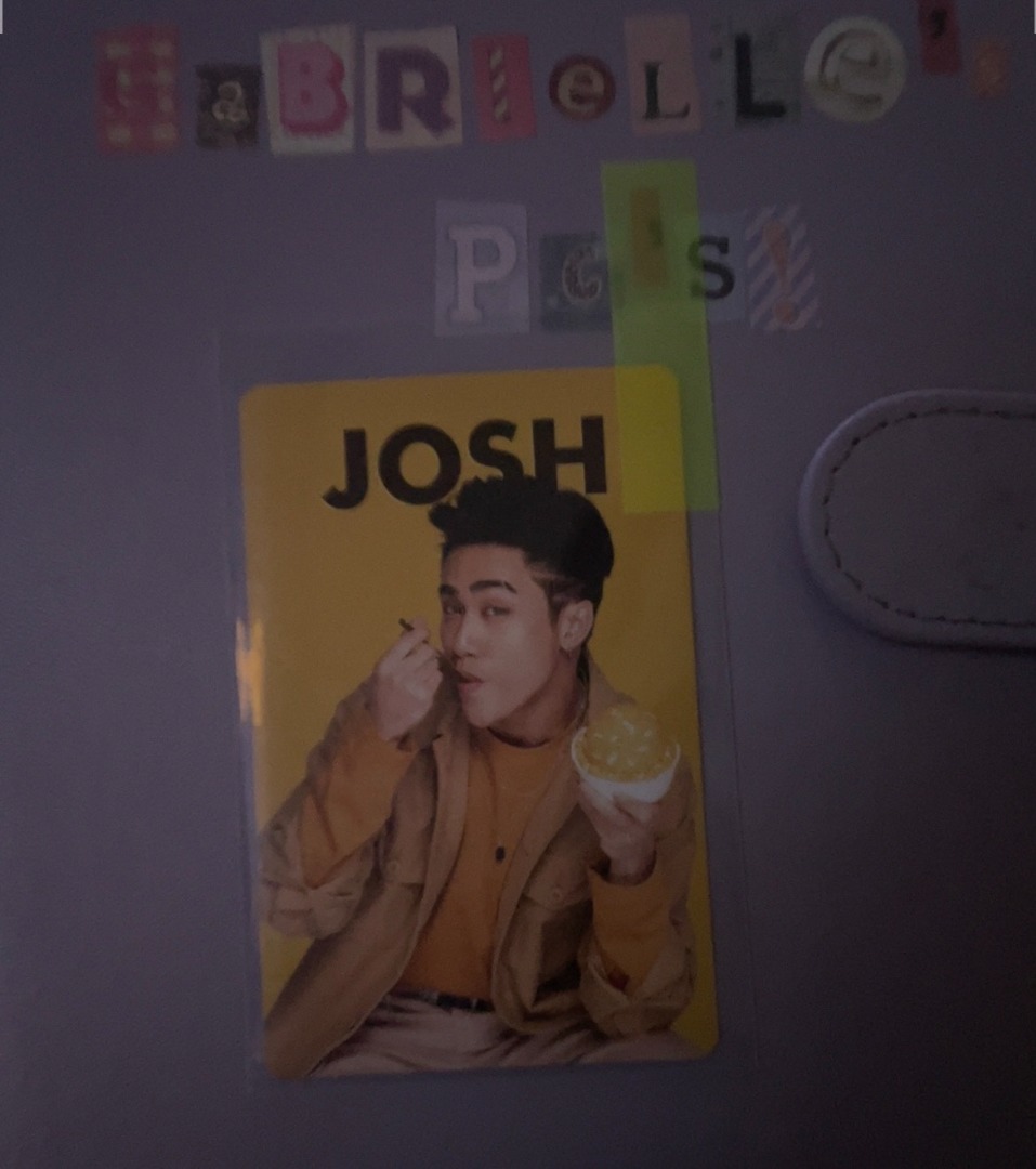 SB19 SELECTA JOSH PHOTOCARD, Hobbies & Toys, Memorabilia & Collectibles ...