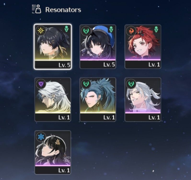 [sea] [promo price] wuthering waves calcharo + jiyan + signature weapon ...