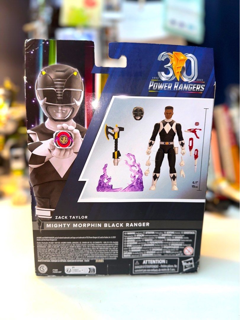 (SEE PIC) MMPR Black Power Ranger Remastered Lightning Collection ...
