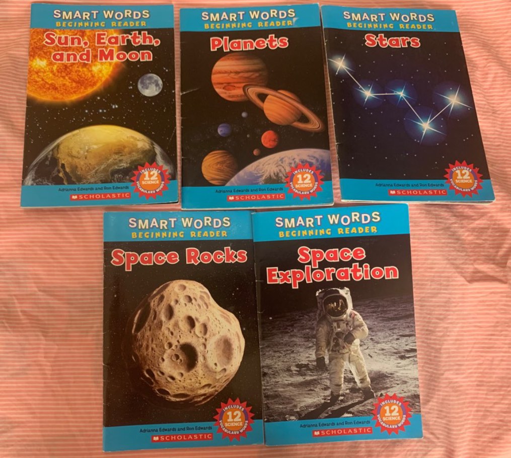 Smart words beginning reader : Planets , stars , Space Rocks, Space ...