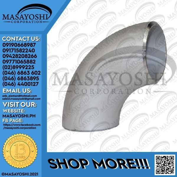 SS Elbow 304 x 90o sch 40 Buttweld | Buttweld Fittings | SS Elbow | SS ...