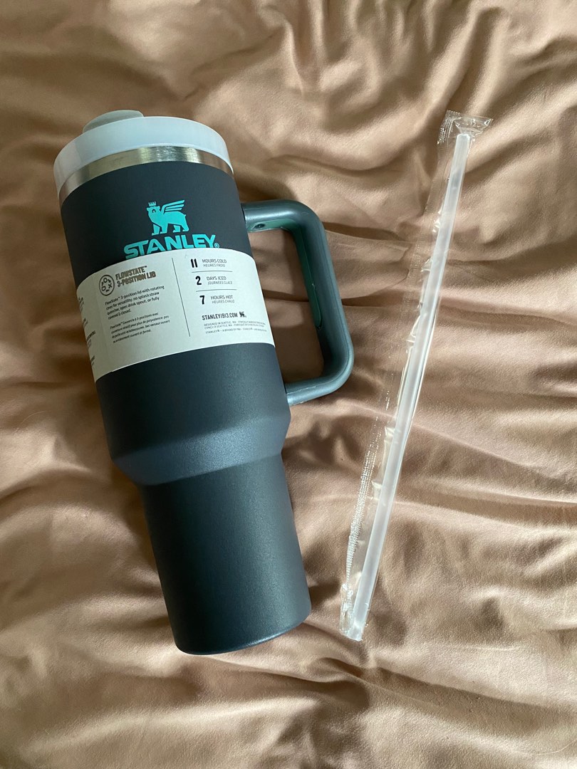 Stanley Flowstate 40oz in charcoal gray, Furniture & Home Living ...