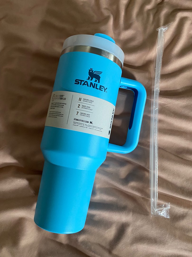 Stanley Flowstate 40oz in pool blue, Furniture & Home Living ...