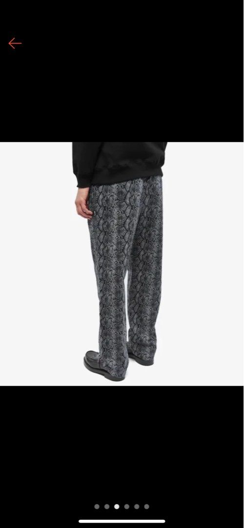 Stussy python beach pants 蛇紋褲, 他的時尚, 褲子, 牛仔褲在旋轉拍賣