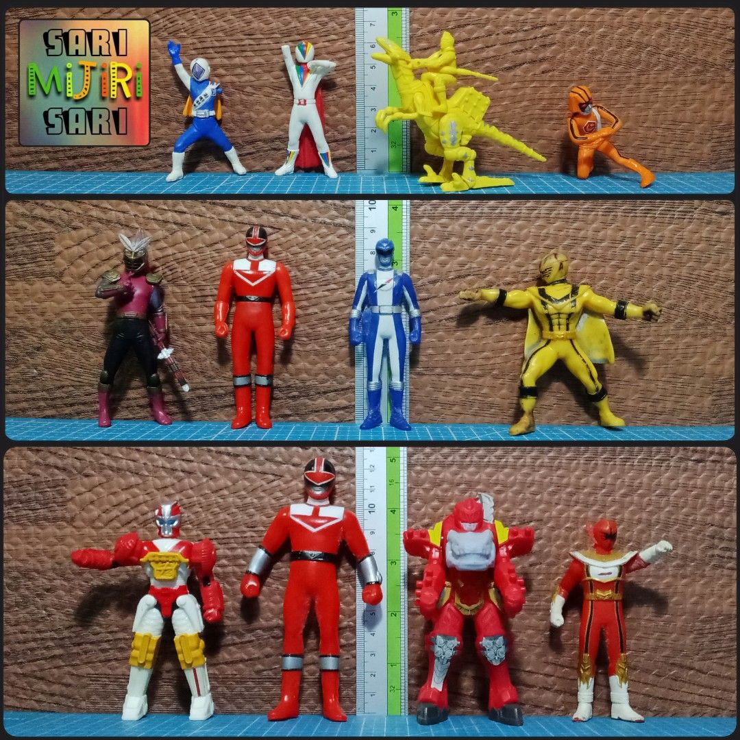 Super Sentai Timeranger Abaranger Ride Raptor Hurricaneger Ninninger ...