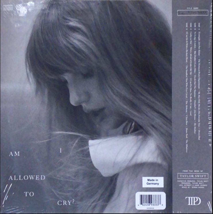 Taylor Swift - The Tortured Poets Department ( TTPD )( 2 LP )( GRAY ...