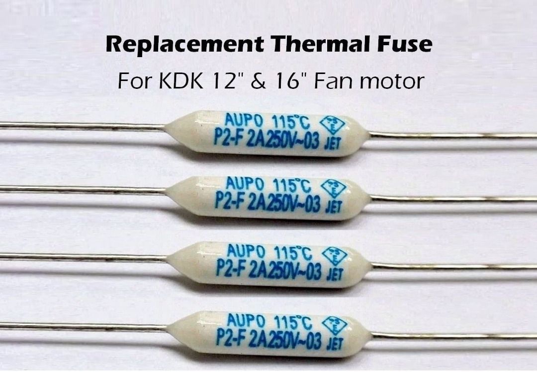Thermal Fuse ,replacement part for KDK, Panasonic, National 12" & 16 ...