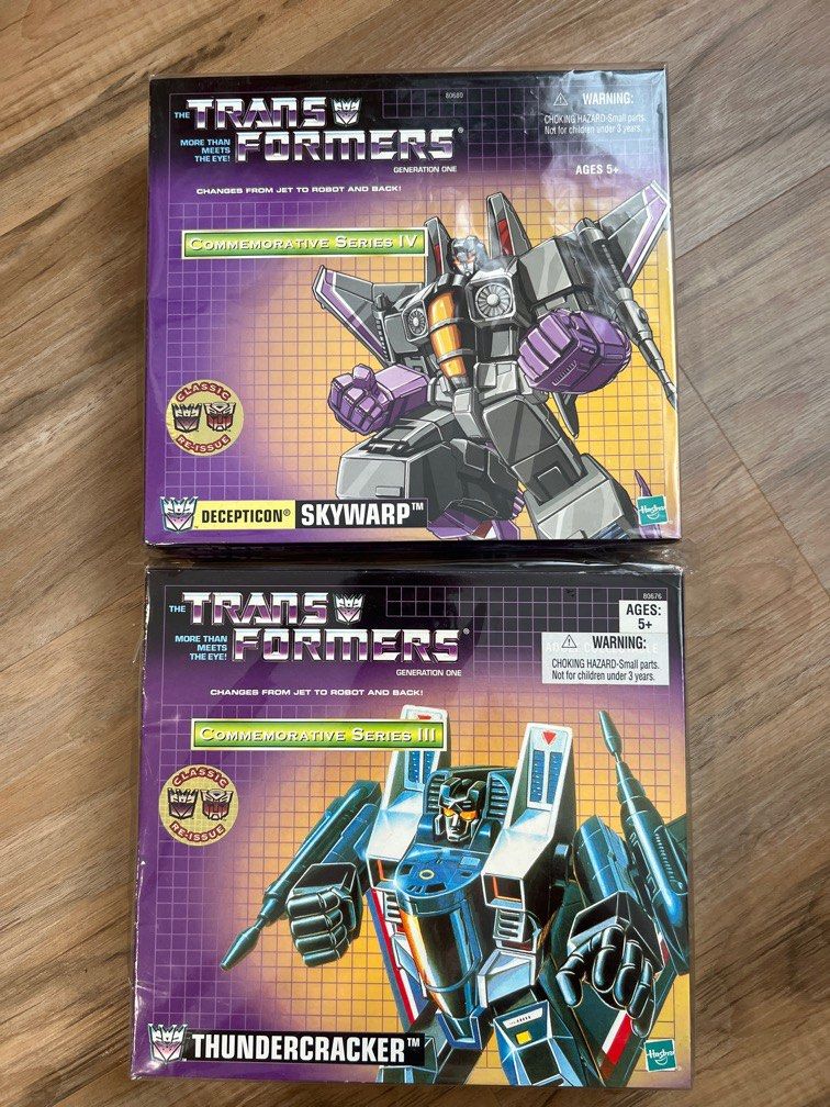Transformers Skywarp & Thundercracker Commemorative series, Hobbies ...