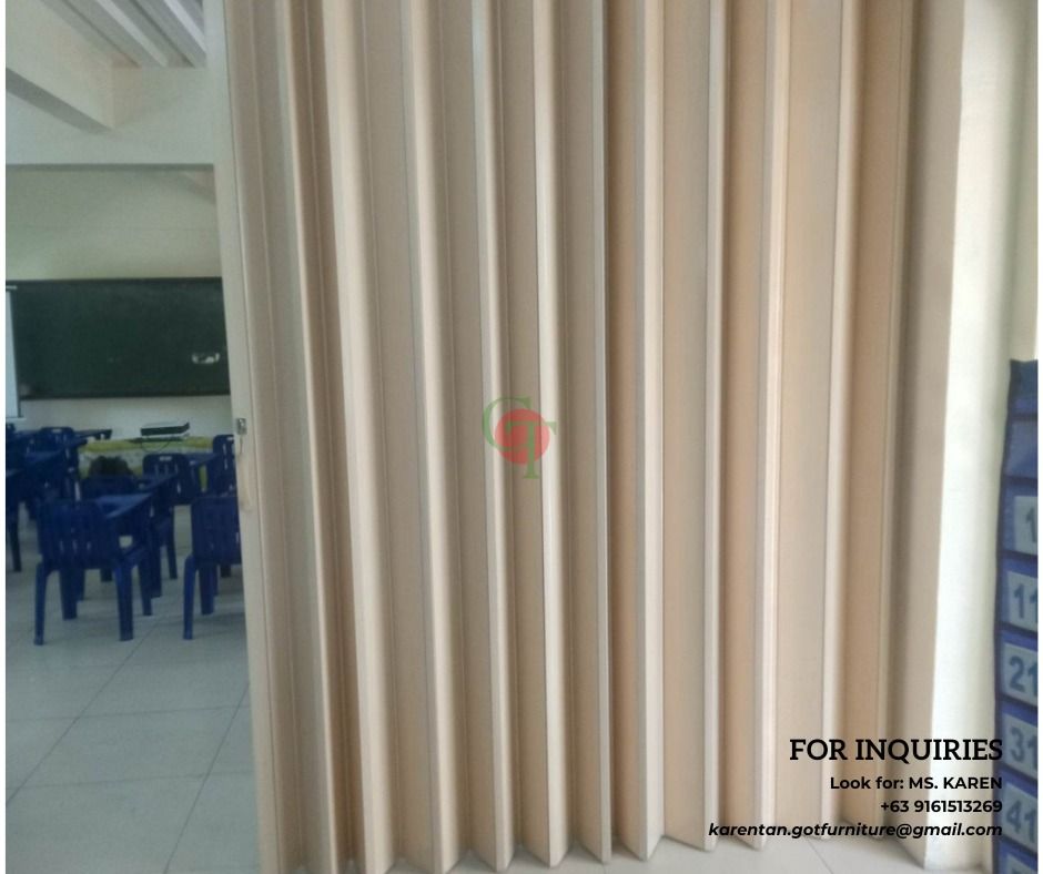 Two-way Accordion Door (PVC) | Partition., Furniture & Home Living, Office Furniture & Fixtures ...