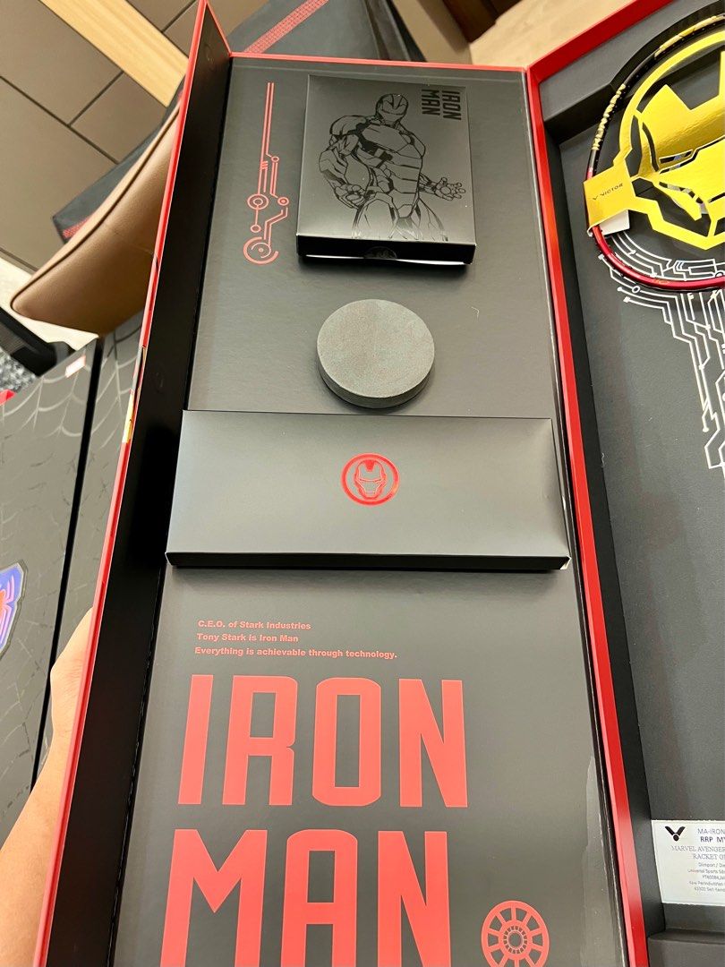 Victor x Iron Man, Sports Equipment, Sports & Games, Racket & Ball ...
