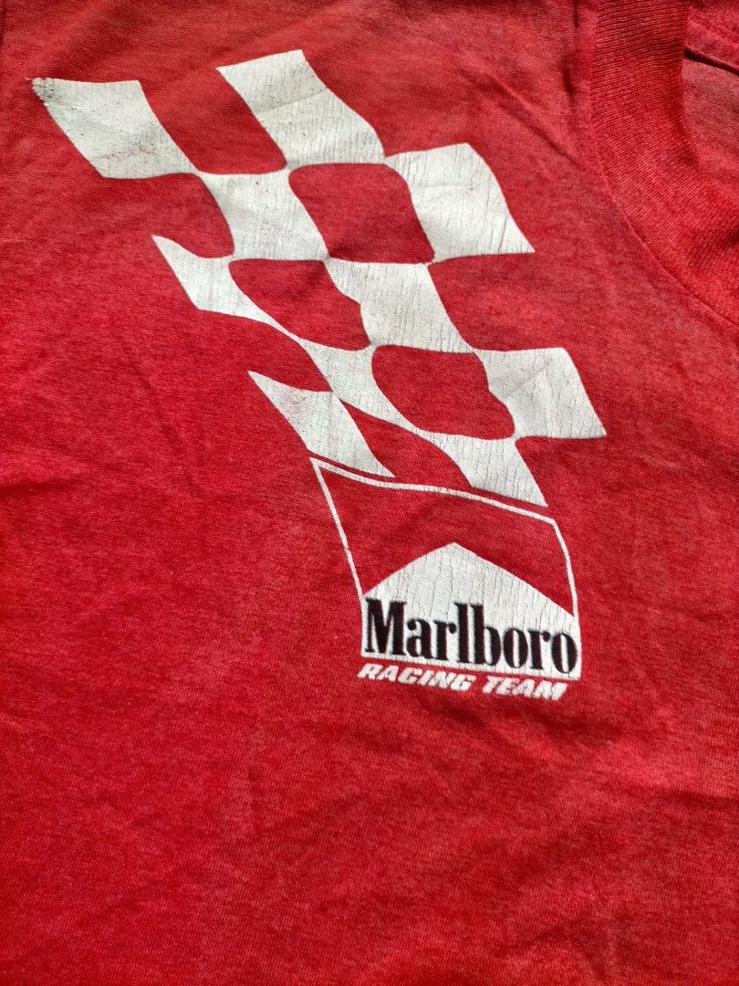 Vintage Marlboro Racing Team Usa, Men's Fashion, Tops & Sets, Tshirts ...