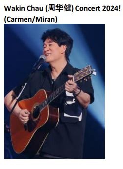 Wakin Chau Concert 2024 Singapore (S$338 for 2 tickets), Tickets ...