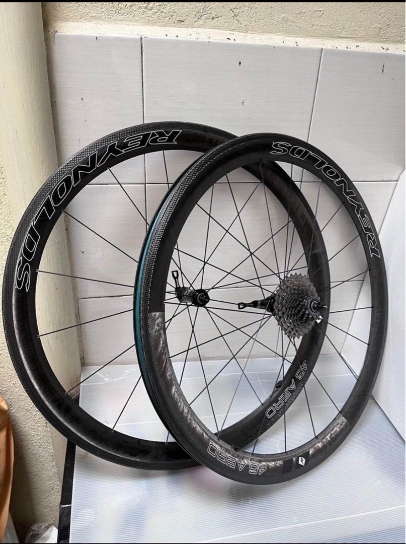 Wheelset Reynolds 46 Aero, Sports Equipment, Bicycles & Parts, Bicycles ...
