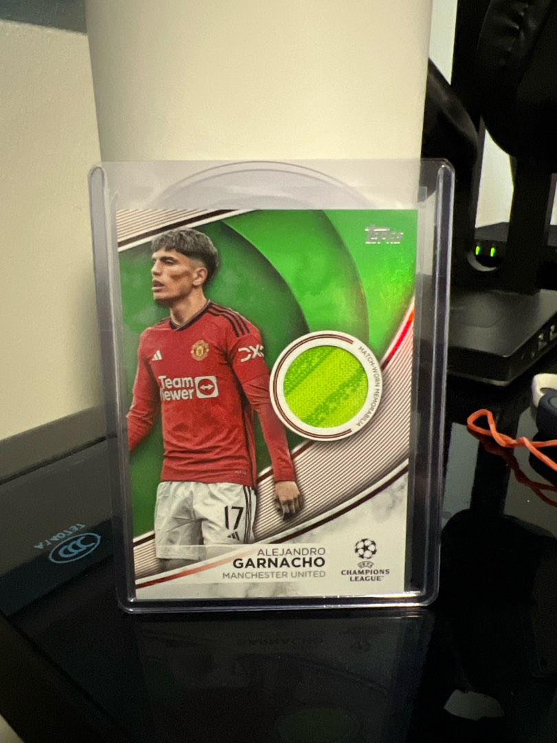 2023-24 Topps UCC Alejandro Garnacho Superstar Relic Patch Green /199 ...