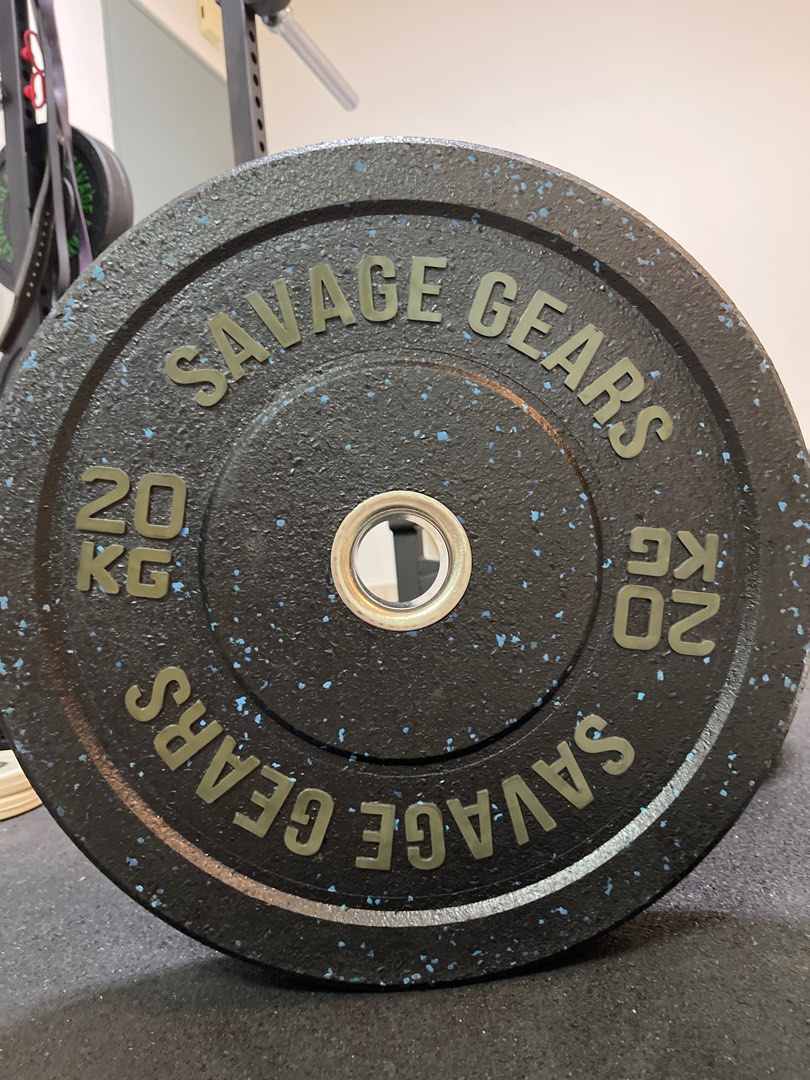 20kg bumper weight plates hi-temp barbell Olympic weightlifting ...