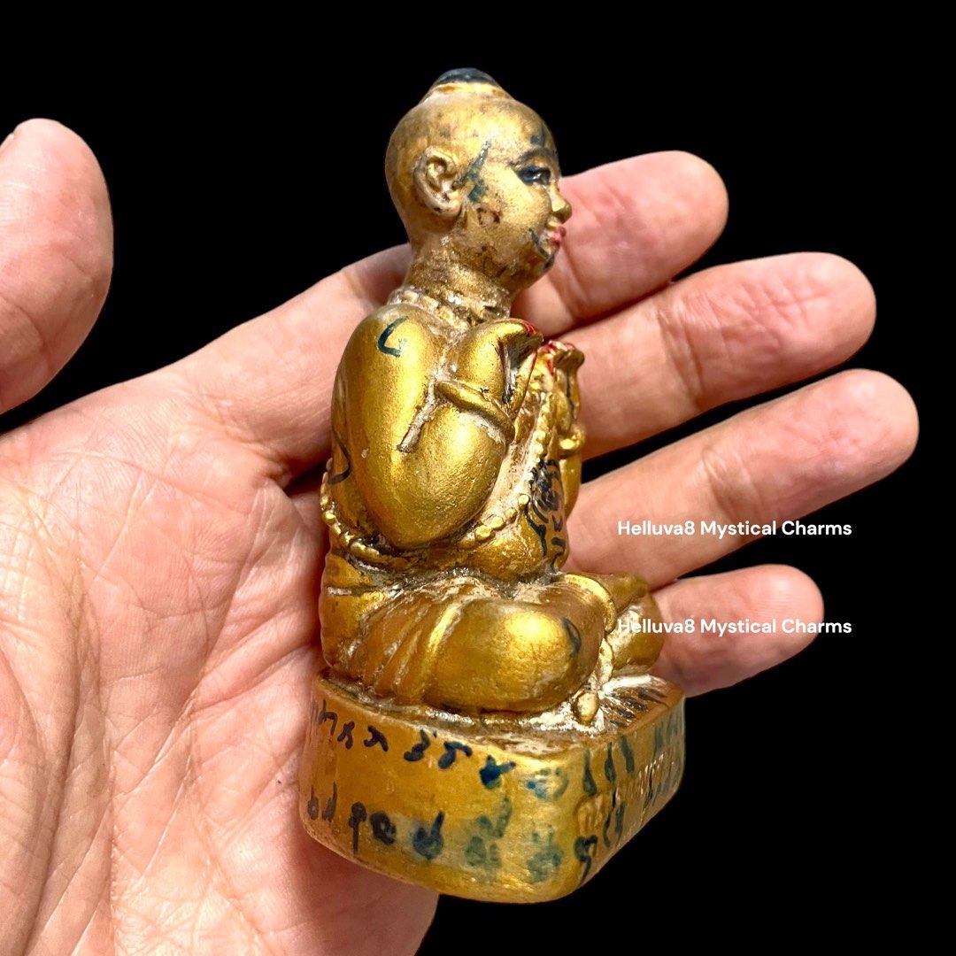 2540 LP Yeam Kumantong Golden Boy, Wat Sam Ngam, Nur Din 7 Ba Cha Thai ...