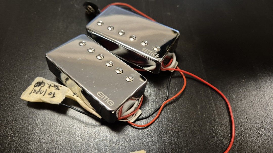 FINAL PRICE DROP - EMG Retro Active FAT 55 covered PAF-style Alnico-5 ...