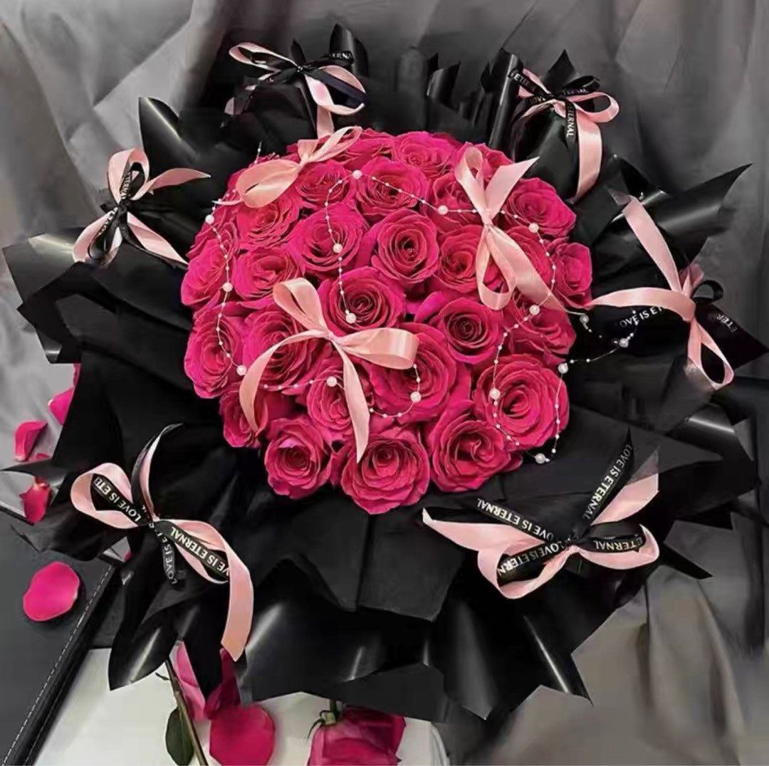 30 Stalks DIY Everlasting Fortress Camix Rose Preserved Soap Flower ...