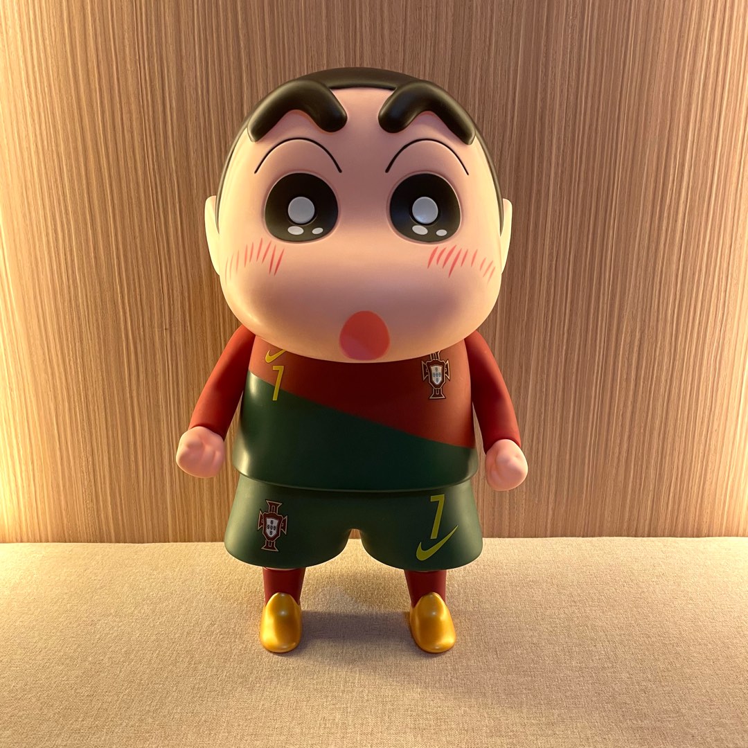 42cm Crayon Shinchan Ronaldo Soccer Figurine, Hobbies & Toys, Toys ...