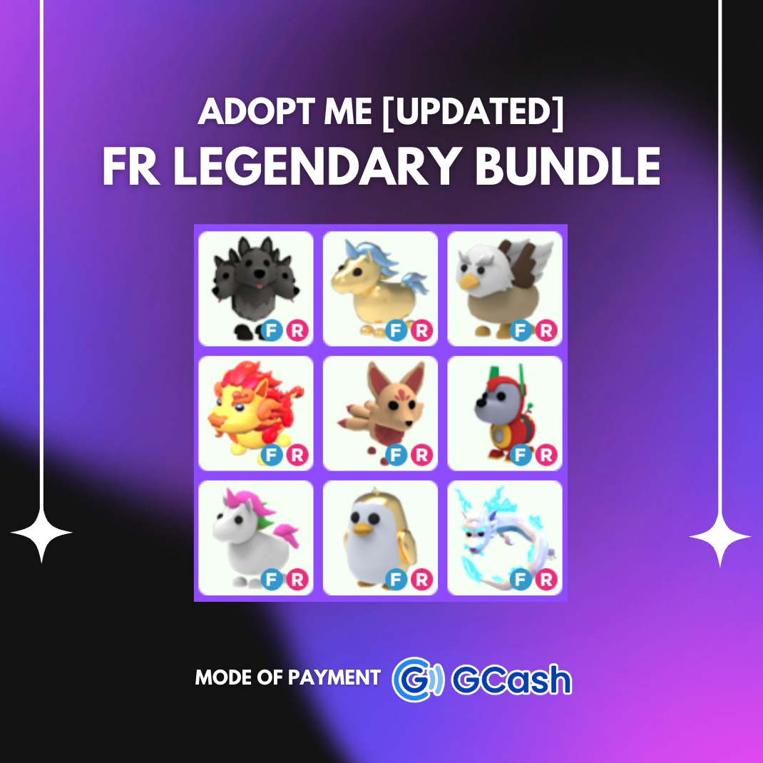 9 FR Legendary Bundle Adopt Me, Hobbies & Toys, Toys & Games on Carousell
