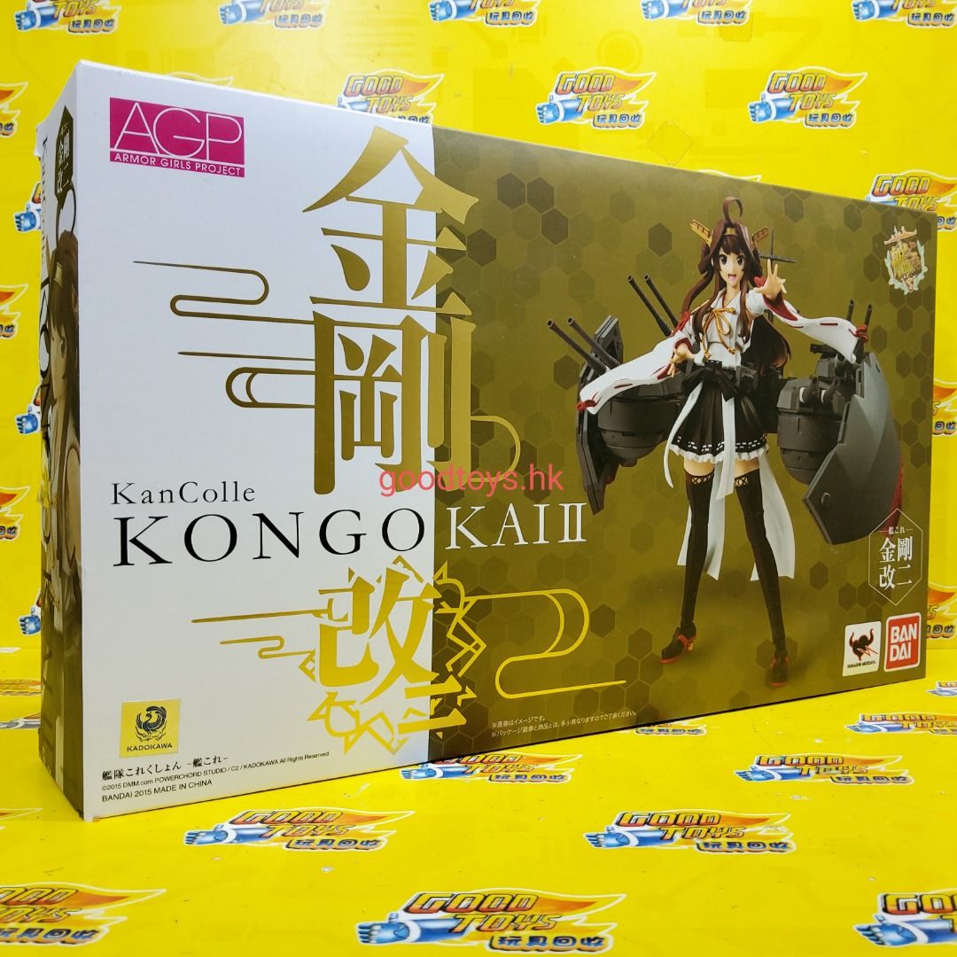 中古已開封 BANDAI AGP ARMOR GIRLS PROJECT KANCOLLE KONGO KAI 2 II 艦娘 艦隊收藏 金剛 ...