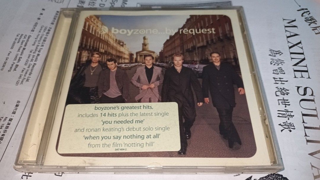 德版 Boyzone – ...By Request 舊版 CD, 興趣及遊戲, 音樂、樂器 & 配件, 音樂與媒體 - CD 及 DVD - Carousell