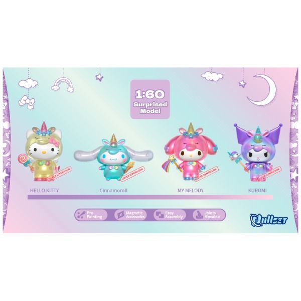 【新貨預訂】 Sanrio 樂趣裝拼公仔 - 獨角馬 (Hello Kitty / 肉桂狗 / Melody / 可羅米) Sanrio ...