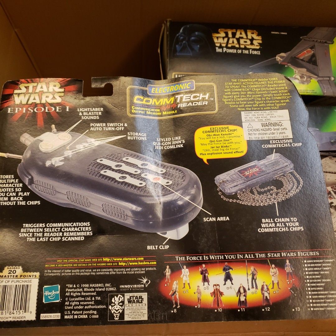 星球大戰讀咭機 Star Wars Electronic CommTech Reader, 興趣及遊戲, 玩具 & 遊戲類 - Carousell
