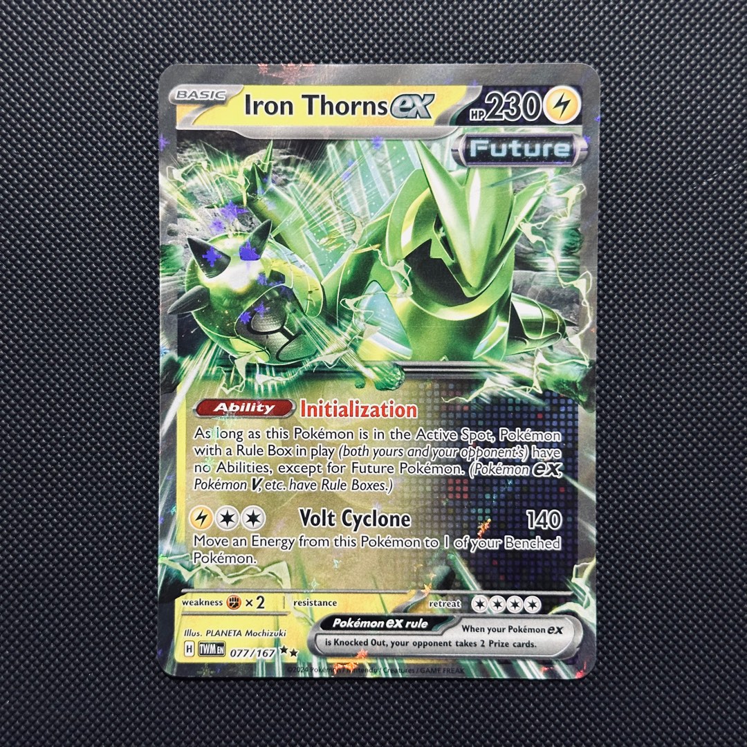 💥 TCG POKEMON 💥 - Iron Thorns ex - 077/167 - Ultra Rare Twilight Masquerade, Hobbies & Toys ...