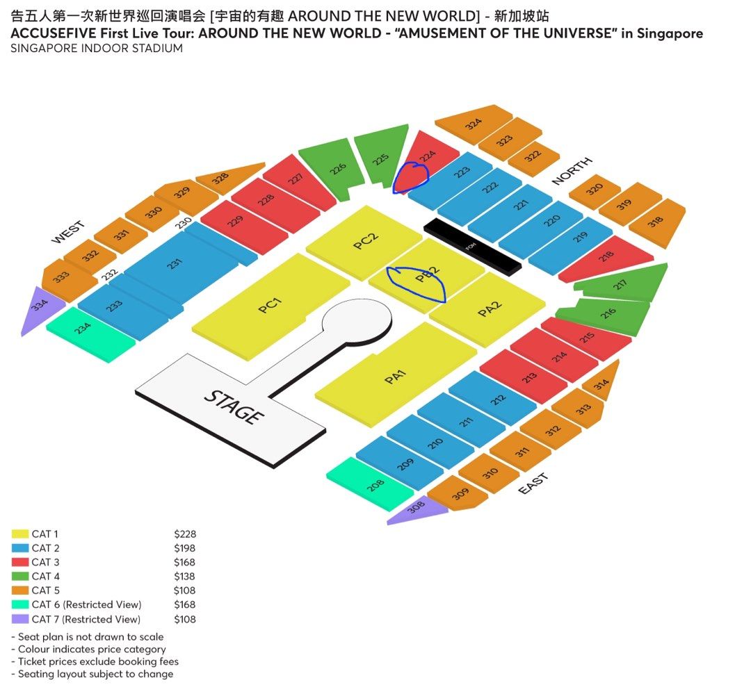 Accusefive 告五人 Singapore Concert 2024, Tickets & Vouchers, Event ...