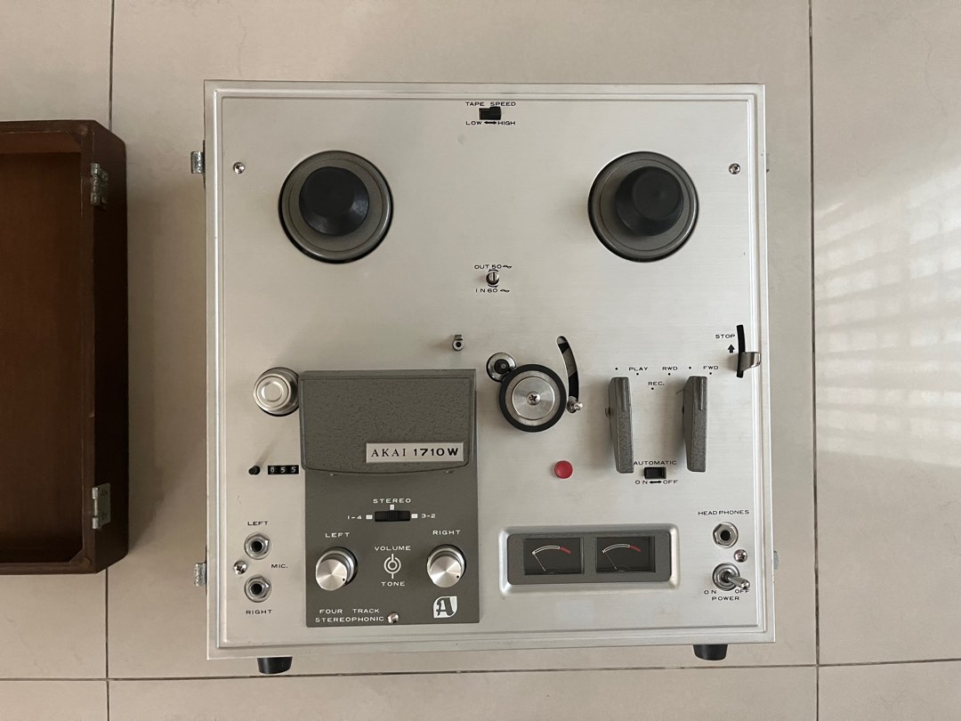 Akai 1710W Stereo Tape Recorder, Audio, Other Audio Equipment on Carousell