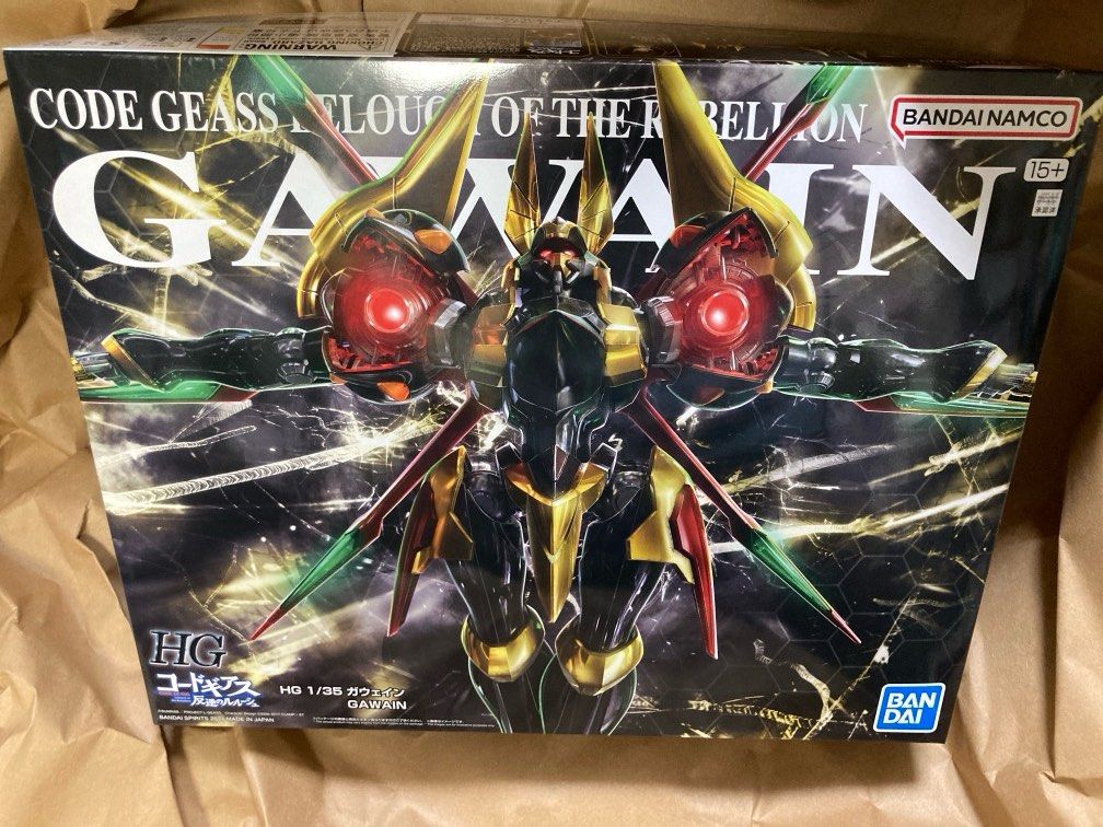 Bandai HG Code Geass Lelouch of the Rebellion Gawain 反逆之魯魯修, 興趣及遊戲, 玩具 ...