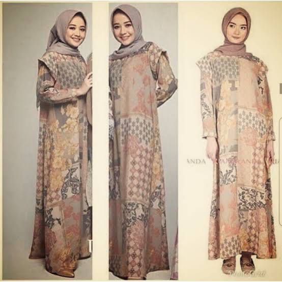 Camara Dress Ria Miranda, Fesyen Wanita, Muslim Fashion, Gaun di Carousell
