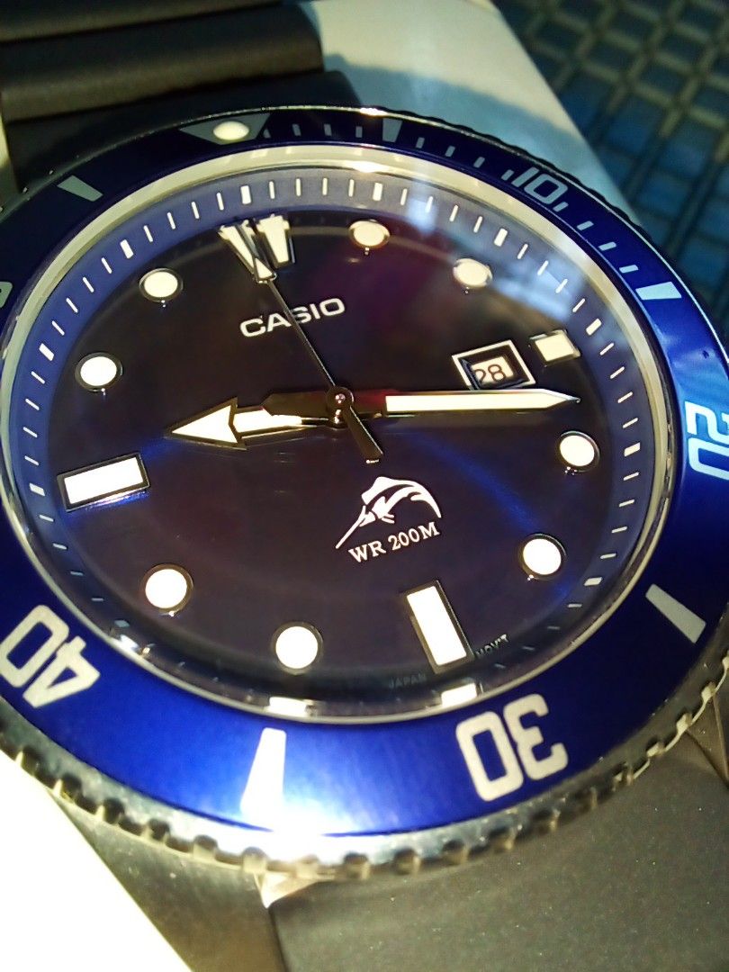 Casio Duro Marlin MDV-106 Casio Diver, Men's Fashion, Watches ...