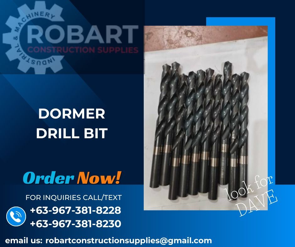 DORMER DRILL BIT, Commercial & Industrial, Construction Tools ...