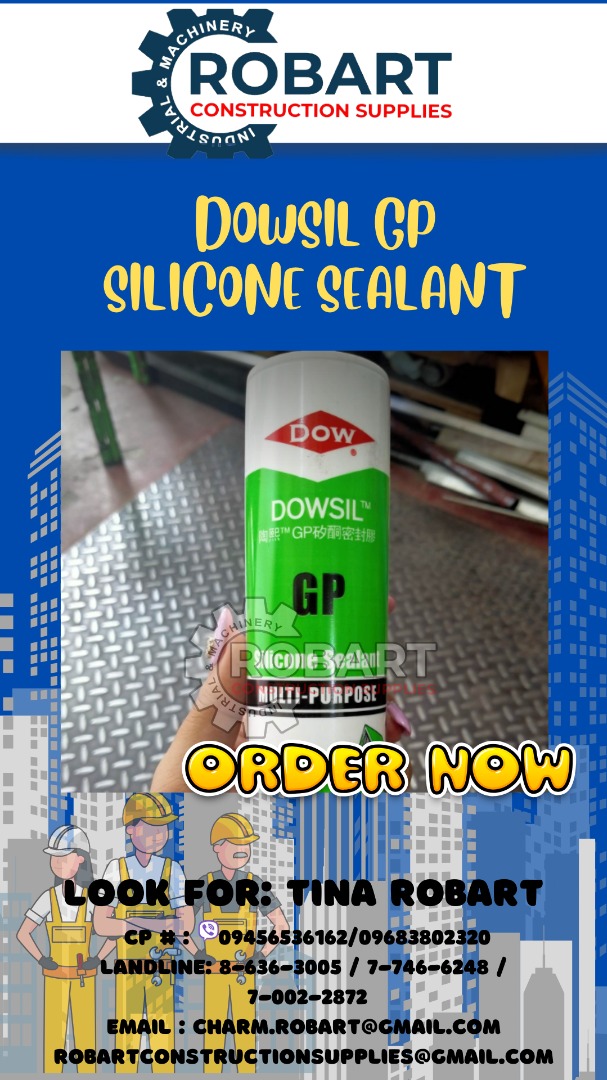 Dowsil GP Silicone Sealant Clear, Commercial & Industrial, Construction ...